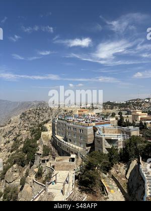 Saudi Arabia, Asir, Abha, Mountain pass in Al Souda mountains Stock ...