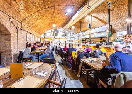 Bike Shed motorcycle club, Shoreditch, London. Motorcycle themed cafe ...