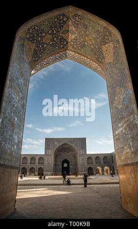 The great Blue Mosque (Imam Mosque ) Isfahan Iran Stock Photo - Alamy
