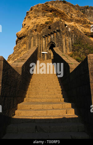 fort entrance gate, forts of maharashtra Stock Photo - Alamy