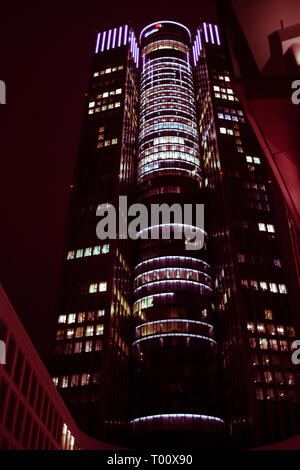blurry lights of a big city at night. Background for travel photos ...