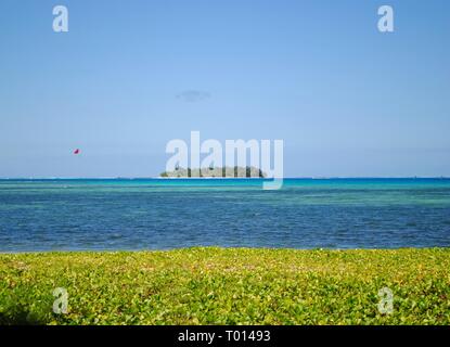 Managaha Island and lagoon; Saipan, Northern Marianas Islands ...