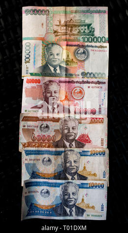 10000 Kip Currency Bank notes from Laos Kip Stock Photo - Alamy
