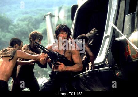 SYLVESTER STALLONE, RAMBO: FIRST BLOOD PART II, 1985 Stock Photo - Alamy
