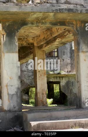 Ruins of Japanese Air Command Building,Tinian Ruins of the Japanese Air ...