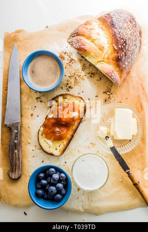 Close up shot of heap of braided hemp ropes made for sale at outdoor ...