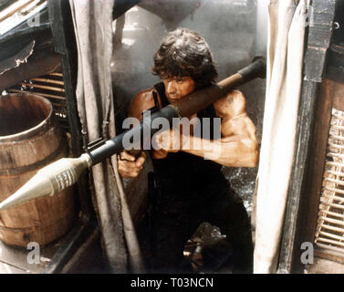 SYLVESTER STALLONE, RAMBO: FIRST BLOOD PART II, 1985 Stock Photo - Alamy