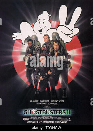 MOVIE POSTER, GHOSTBUSTERS II, 1989 Stock Photo - Alamy
