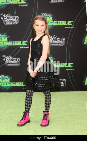 Caitlin Reagan at Disney Channel's 'Kim Possible' Premiere held at the ...