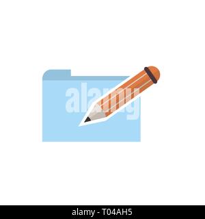 Contact paper icon flat vector. Button interface. Address design Stock ...