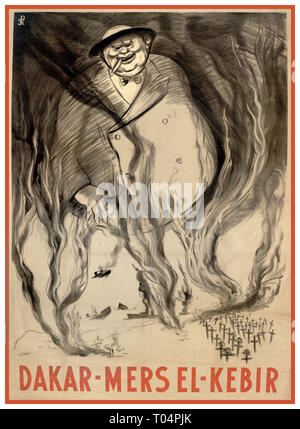 Vintage WW2 Propaganda Poster featuring Adolf Hitler Mussolini & Hideki ...