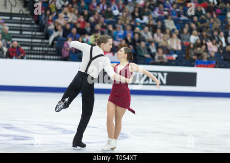 Victoria Manni and Carlo Roethlisberger of Switzerland in action during ...