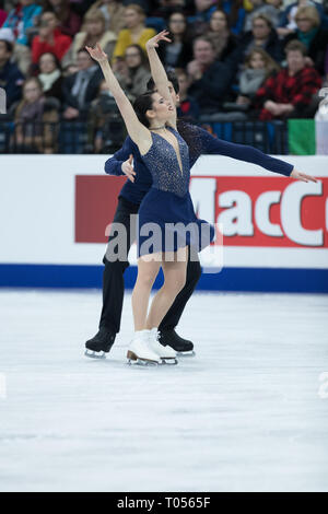 Jasmine TESSARI & Francesco FIORETTI from Italy, during Rhythm Dance ...