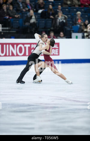 Victoria Manni and Carlo Roethlisberger from Switzerland during 2019 ...