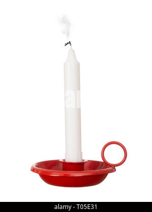 Extinguished candle with smoke (Metaphor of the death Stock Photo - Alamy