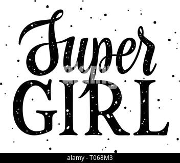 super woman quote Stock Vector Image & Art - Alamy