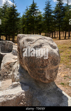Hittite Lion sculptures of Temple I, Hattusa (also Ḫattuša or Hattusas ...