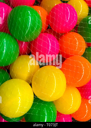 Colored balls in grid. Studio Photo Stock Photo - Alamy