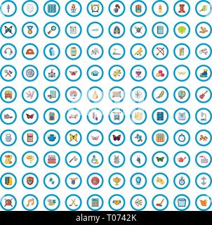 100 high school icons set, cartoon style Stock Vector Image & Art - Alamy