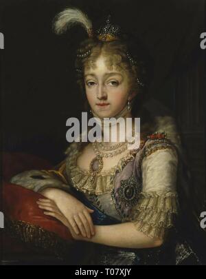 . Portrait of Elisabeth Alexeievna Tsarina of Russia Elizaveta ...