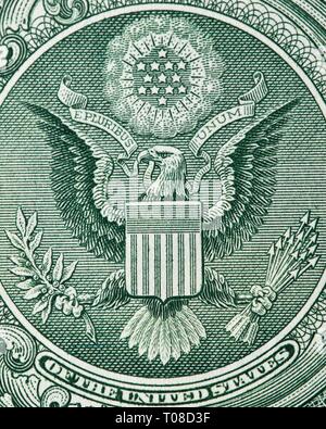 The Seal of The United States with E Pluribus Unum motto on the Stock ...