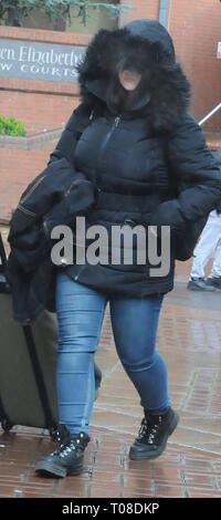 Alice Cutter, from West Yorkshire, leaving Birmingham Crown Court ...