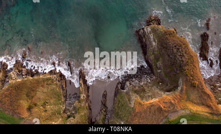 Aerial view of cliffs, other way to see Stock Photo - Alamy