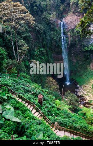 Rainbow Waterfall or Cimahi Waterfall (Curug Cimahi) in Java Indonesia ...