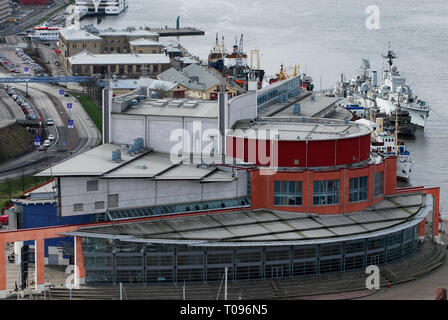 Museum ship HSwMS Smaland J19 a Swedish Halland-class destroyer part of ...
