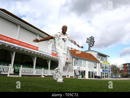 Kent Interim Captain Daniel Bell-Drummond during the media day at The ...