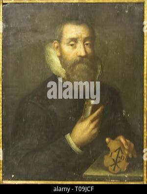 Portrait of Franciscan Monk Gregory Simpernel Stock Photo - Alamy
