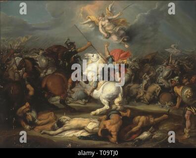 Simon de Vos Death of Decius Mus Stock Photo - Alamy