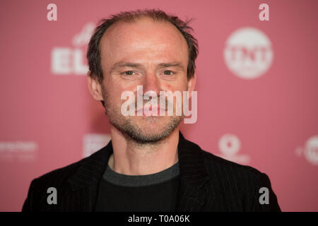 Gerhard LIEBMANN, actor, portrait, portrÃ t, portrait, cropped single image, single motive, red ...