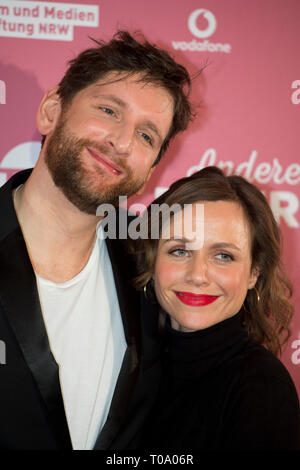 Nadja BECKER, actress, Sebastian SCHWARZ, actor, portrait, portrÃ t, portrait, cropped single ...