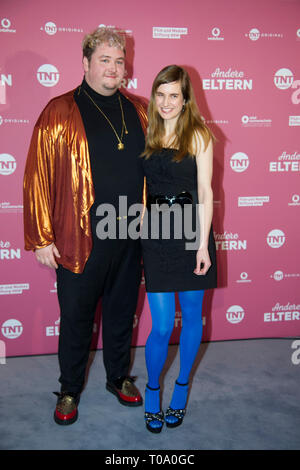 from left: Daniel ZILLMANN, actor, Aylin KOCKLER, author, Rosina KALEAB ...