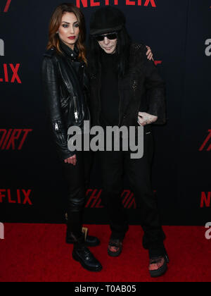 Seraina Schoenenberger Mars and boyfriend/musician Mick Mars arrive at ...