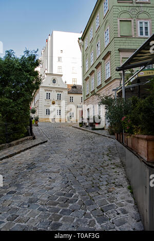 A small alley in Vienna Stock Photo - Alamy