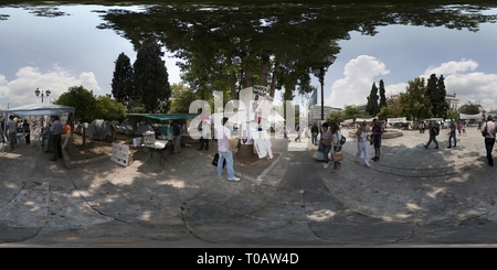 360° view of very angry people Athens Greece - Alamy