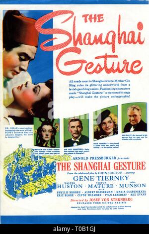 GENE TIERNEY as Poppy and VICTOR MATURE Doctor Omar in THE SHANGHAI ...