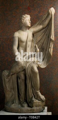 Leda and the Swan, Greek sculpture Stock Photo - Alamy