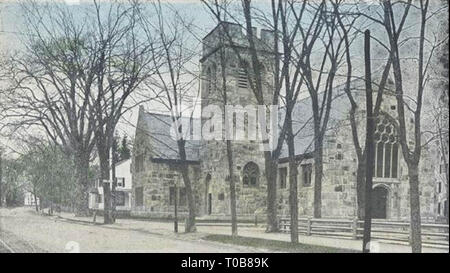 Phillips Church in 1911 Stock Photo - Alamy