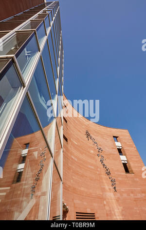 Modern apartments; architecture in Exeter, Devon, Great Britain Stock ...