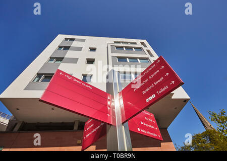 Modern apartments; architecture in Exeter, Devon, Great Britain Stock ...