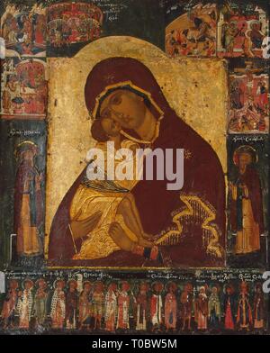 The Virgin Hodegetria. Museum: State Hermitage, St. Petersburg. Author: Russian icon Stock Photo ...