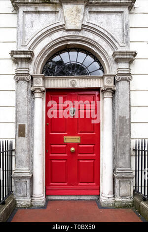 Colourful front doors, Merrion Square, Dublin, Ireland, Europe Stock ...