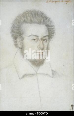 French school Portrait of Marquis de Launay, governor of Bastille Stock ...