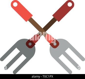 Rake with shovel crossed Stock Vector Image & Art - Alamy