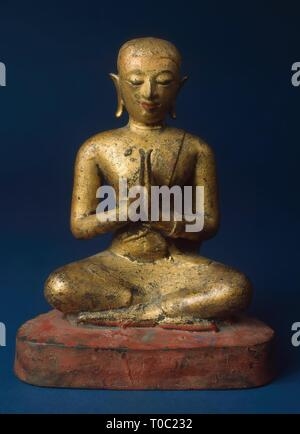 Lanna Art: Bronze Buddha Disciple, Gallery of Thai History, National ...