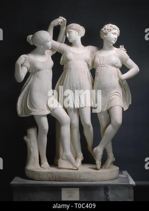 Three Graces (Dancing Horae) sculpture by Carlo Finelli, State ...
