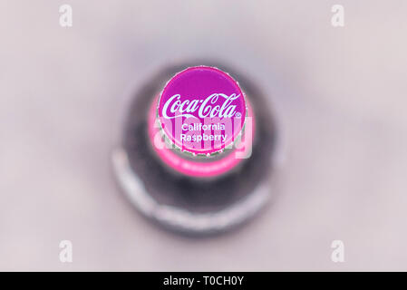 California Raspberry Coca Cola Stock Photo - Alamy